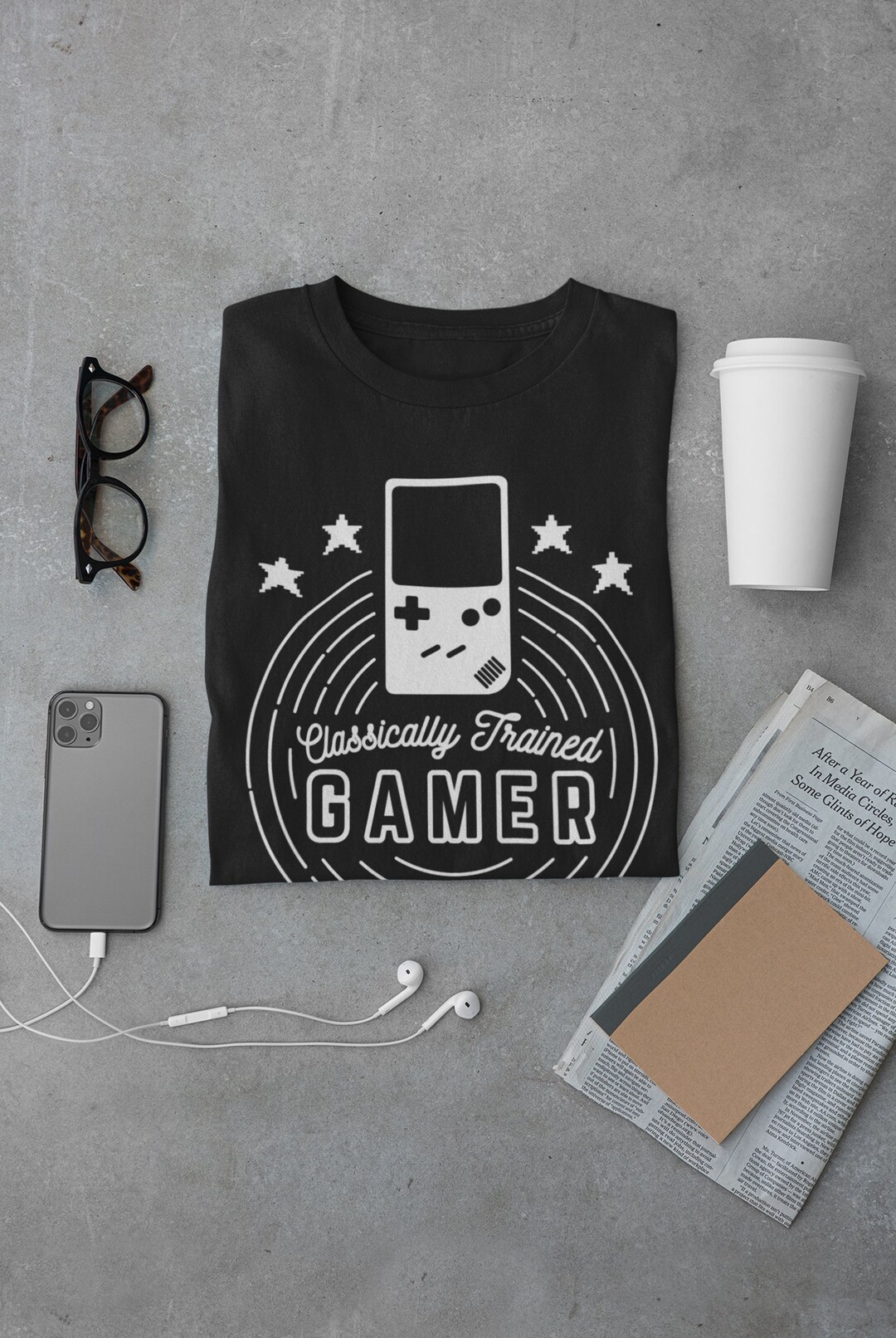 Classically Trained Gamer T-shirt, Retro Apparel for Nerds & Geeks - Etsy