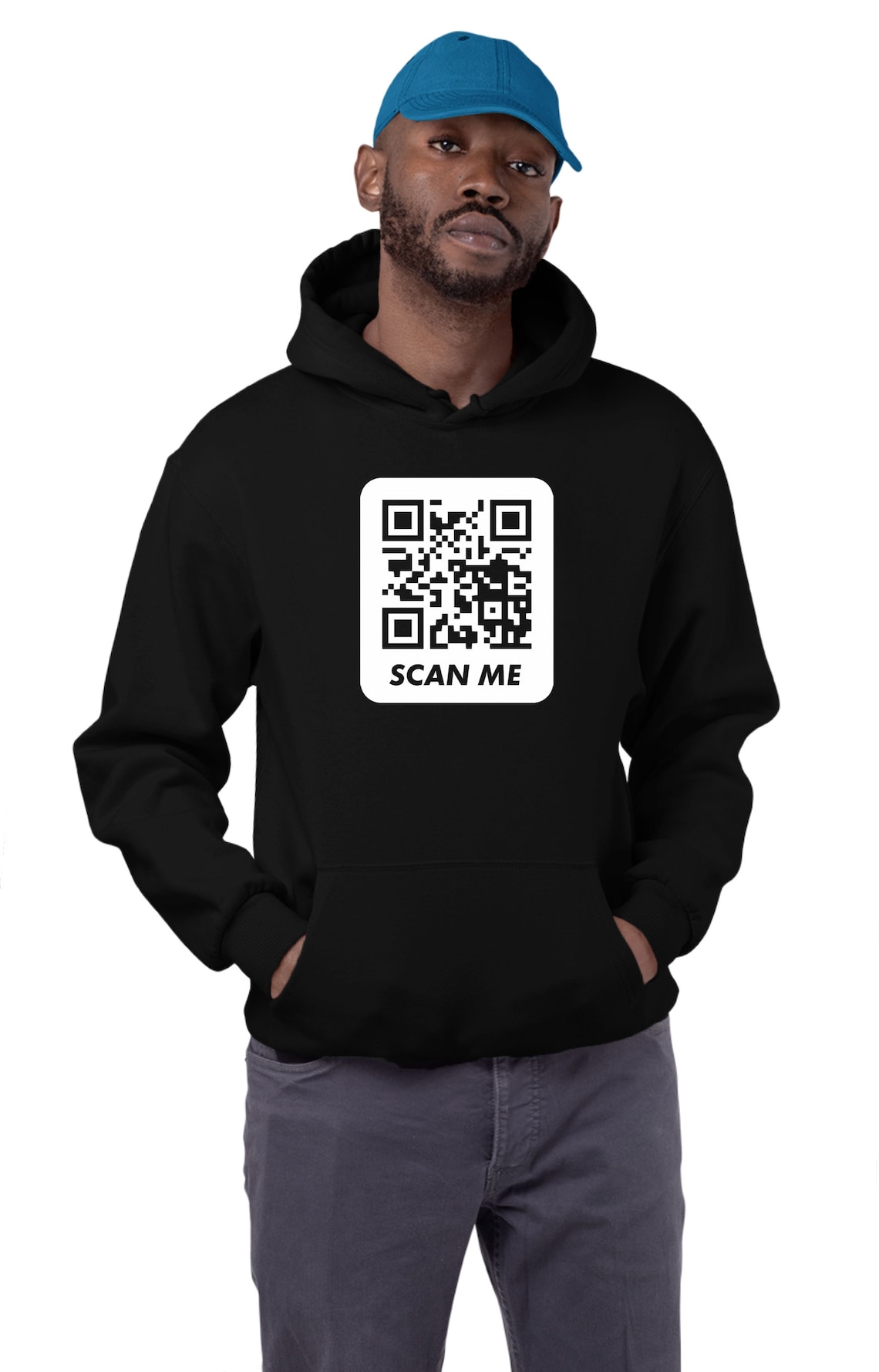 Rickroll Trolling Hoodie Rickrolling QR Code Link Funny Prank - Etsy UK