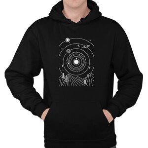 Solar System Hoodie Space Planet Graphic Design Astronomy Unisex Jumper ...