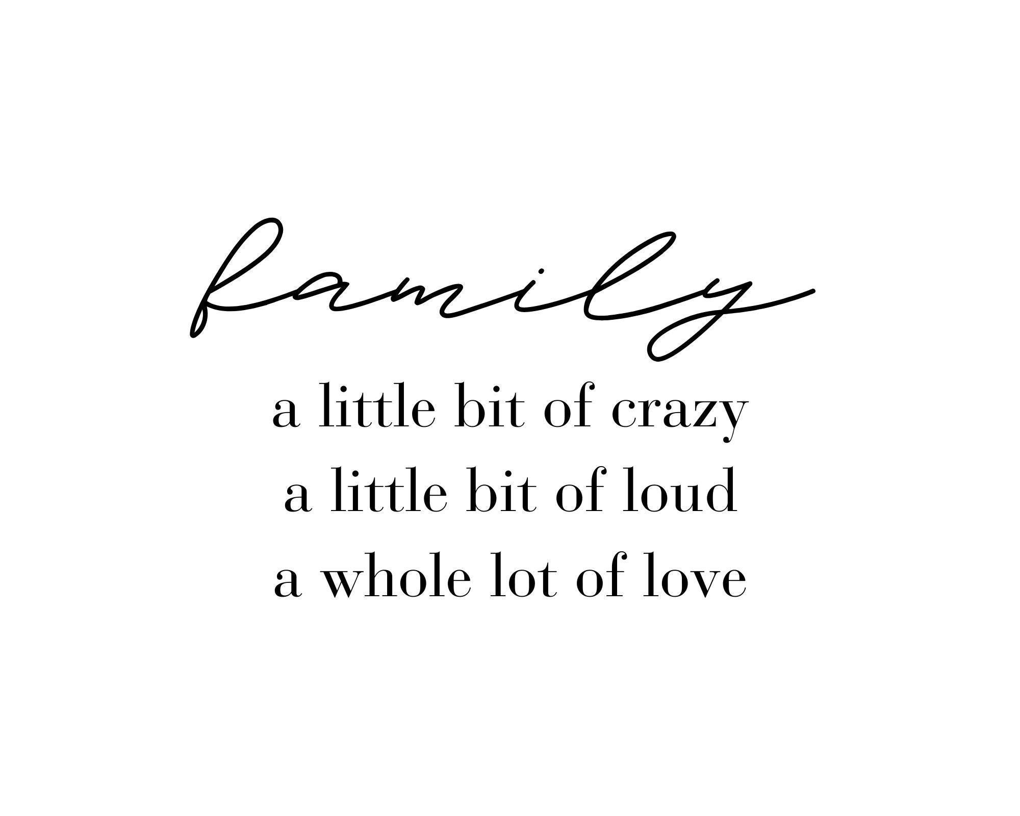 Family | Quote | Digital Print | Art | Wall Decor | Instant Download - Etsy