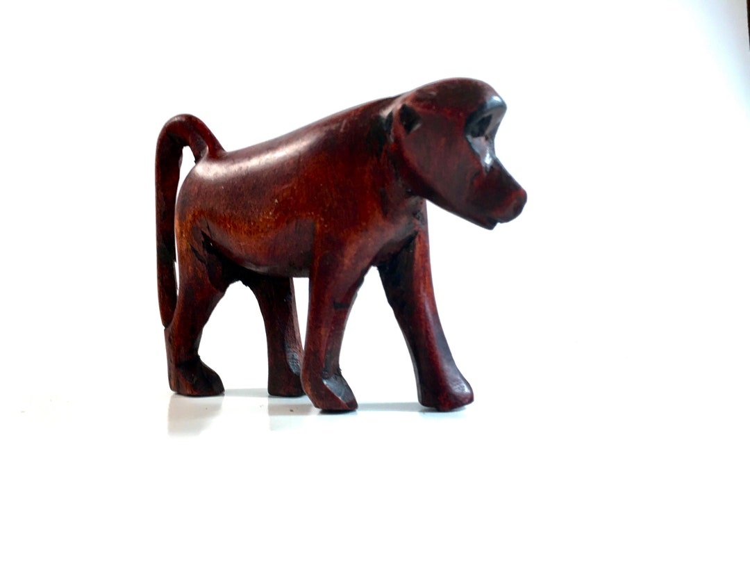 Cheeky African Baboon Hand Carved, From Zimbabwe 4 - Etsy