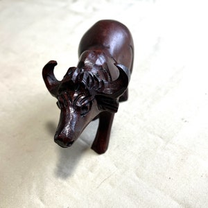 Cape Buffalo 4" Hand Carved in Zimbabwe Amazing Detail - Etsy