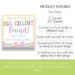 EDITABLE Thank You for Being an Egg-cellent Friend Gift Tags ...