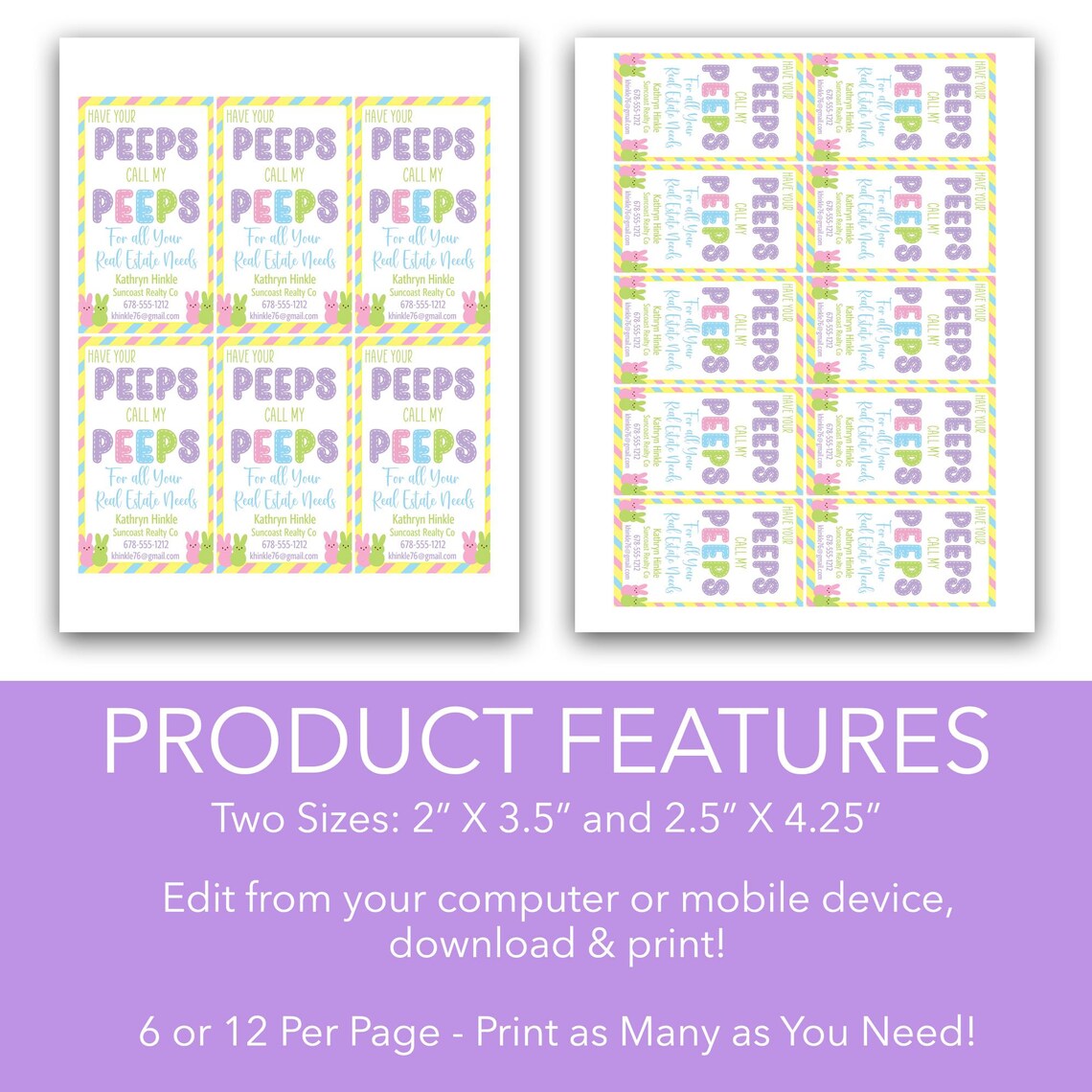 EDITABLE Have Your Peeps Call My Peeps for All Your Real Estate Needs ...