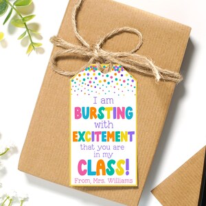 EDITABLE Pastel I Am Bursting With Excitement That You Are in My Class ...