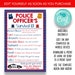EDITABLE Police Survival Kit Tag | Police Officer Gift Idea | Police ...