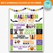 EDITABLE Halloween Spirit Week Flyer | School Halloween Dress up Week ...