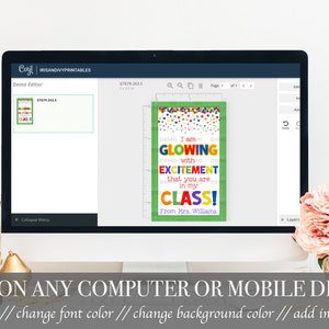 EDITABLE Bright Back to School Survival Kit Tags | I Am Glowing With ...