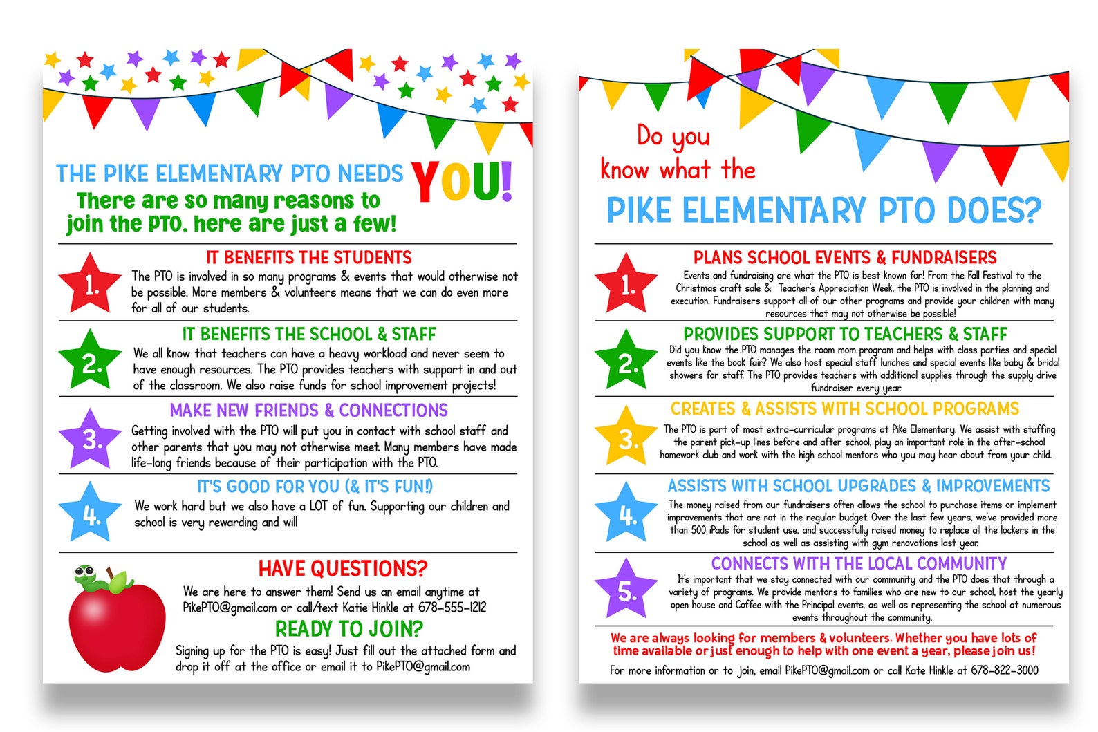 Editable PTO Flyer Bundle PTO Membership Bundle Printable - Etsy