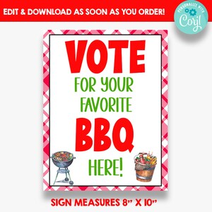 EDITABLE BBQ Cook-off Fundraising Bundle | BBQ Cook off Flyer With ...