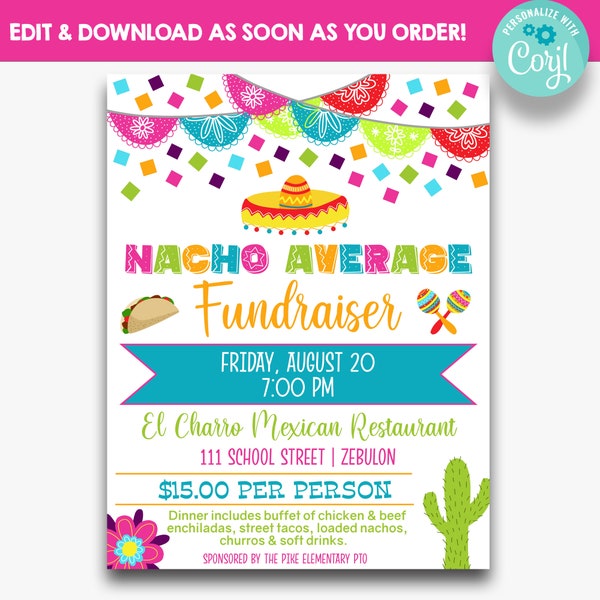 Nacho Night Flyers - Etsy