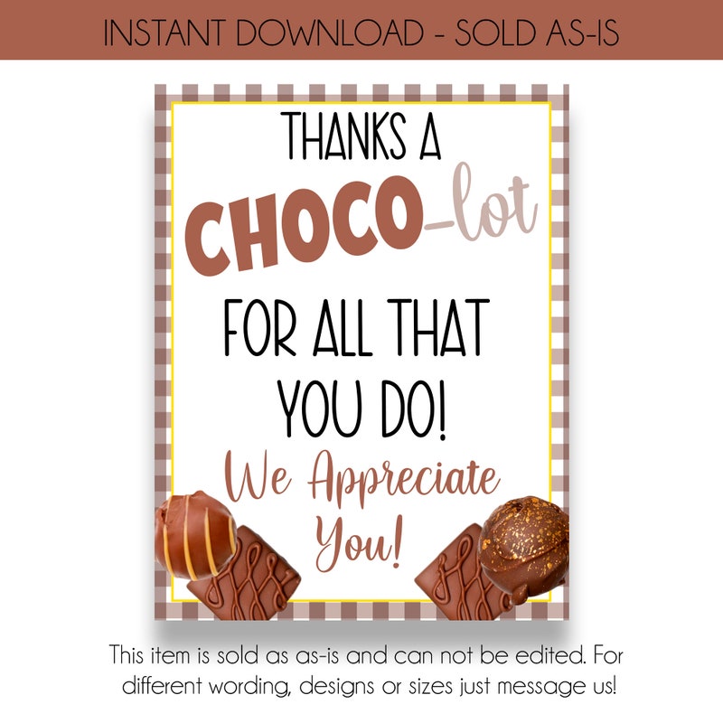 Chocolate Poster - Etsy
