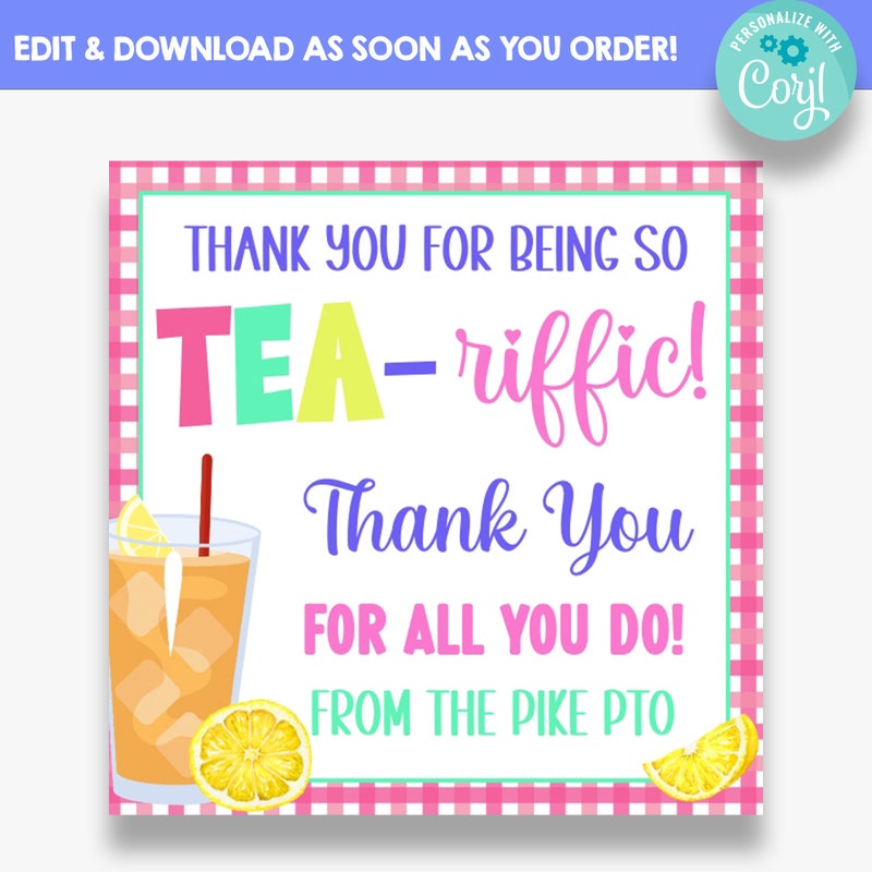 Teacher Tea - Etsy