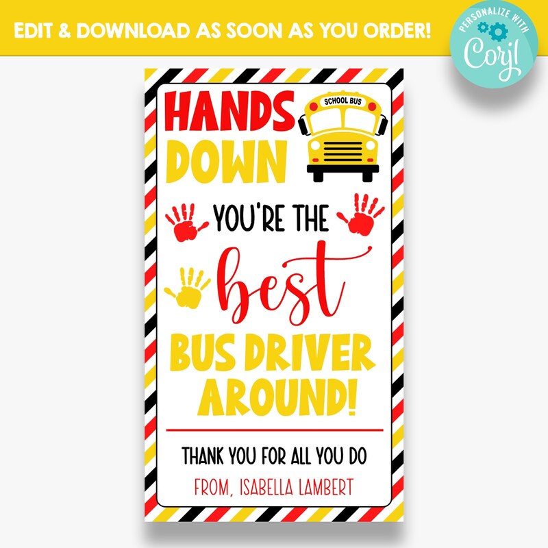 Driver Appreciation - Etsy