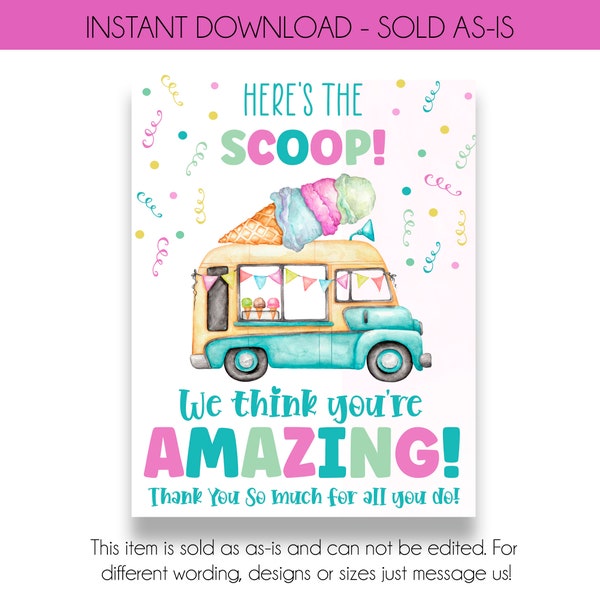 Employee Ice Cream Social Flyer - Etsy