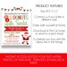EDITABLE Donuts With Santa Flyer Breakfast With Santa Flyer With Bonus ...