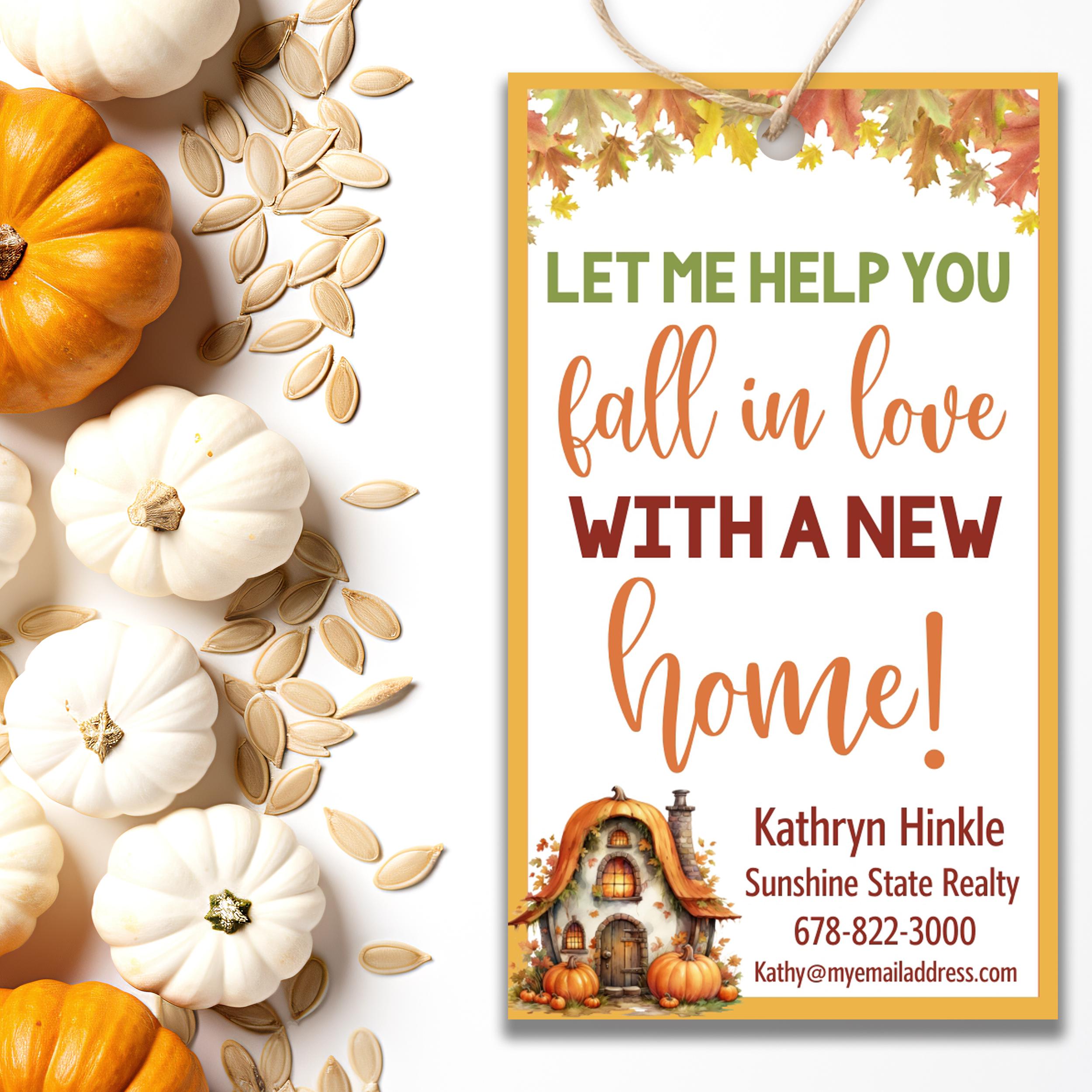 EDITABLE Let Me Help You Fall in Love With A New Home Fall Real Estate ...