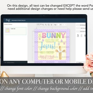 EDITABLE No Bunny Loves You Like Jesus Easter Gift Tags | Easter Treat ...