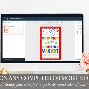 EDITABLE Chip Chip Hooray It's Spring Vacay Kid's Treat Tags | Class ...