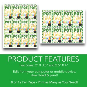 EDITABLE You Are the Pot of Gold at the End of My Rainbow St. Patrick's ...