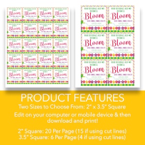EDITABLE Your Referrals Help My Business to Bloom Client Thank You Tags ...