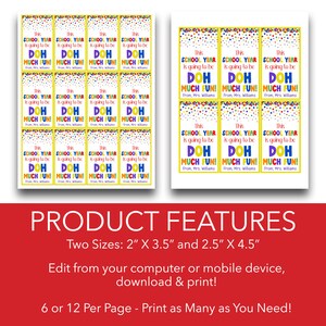 EDITABLE First Day of School Treat Tags | Bright This Year is Going to ...