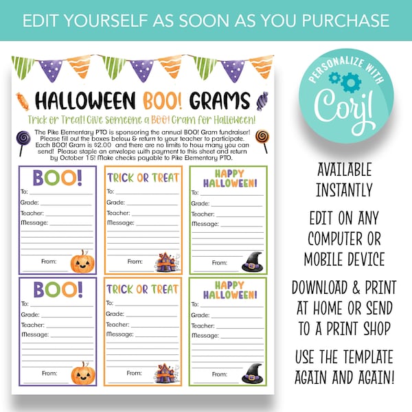 Boo Grams - Etsy