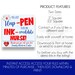 EDITABLE You Hap-pen to Be an Ink-credible Nurse Thank You Tags Nurse ...