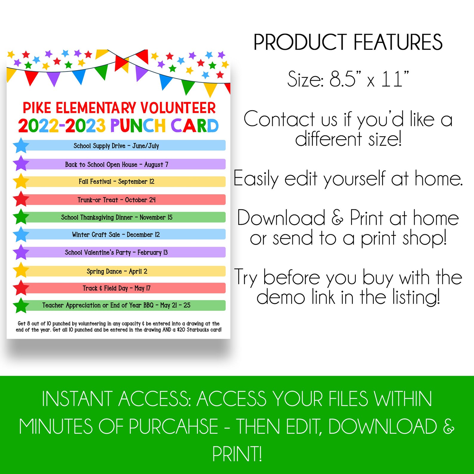 Editable PTO Flyer Bundle PTO Membership Bundle Printable - Etsy