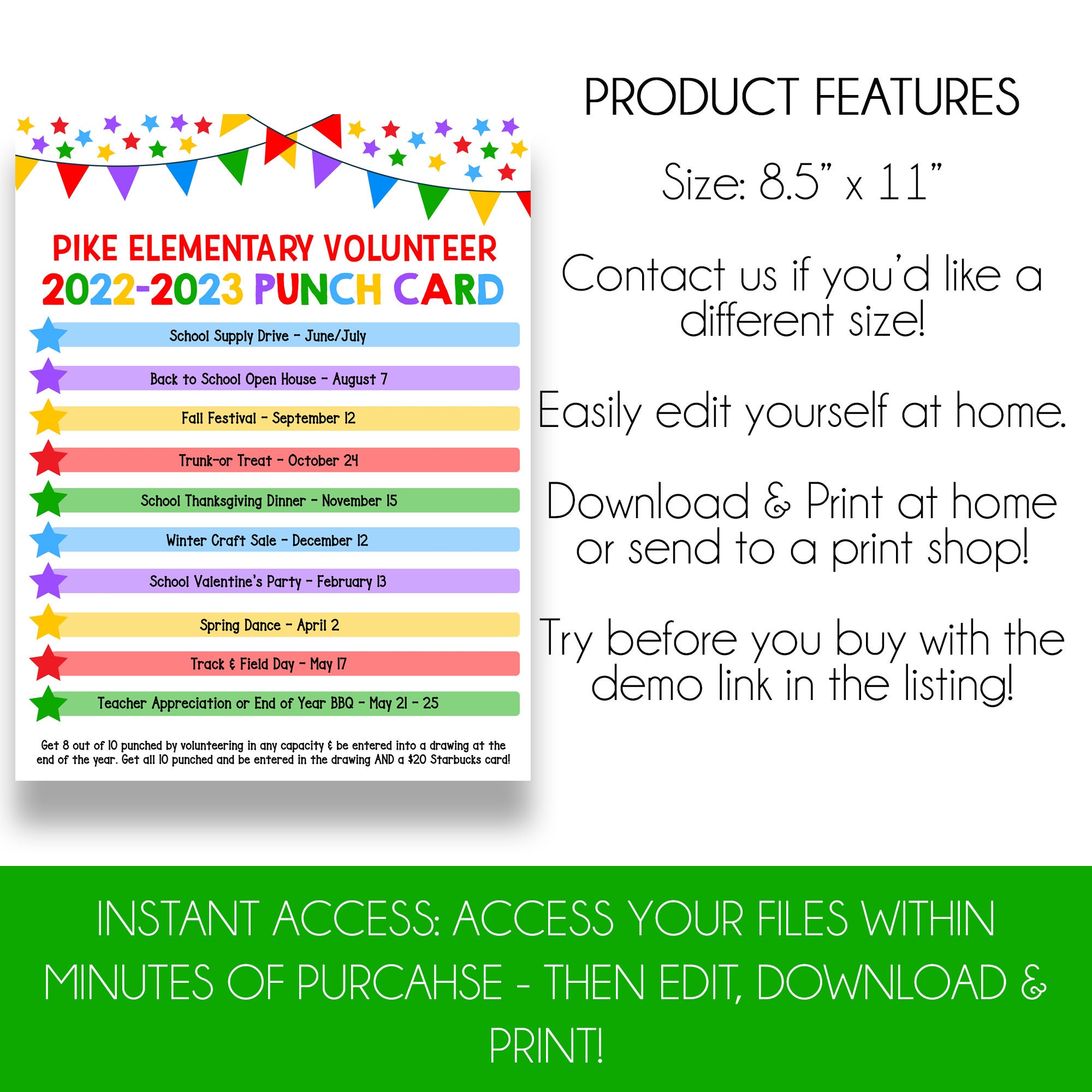 Editable PTO Flyer Bundle PTO Membership Bundle Printable - Etsy