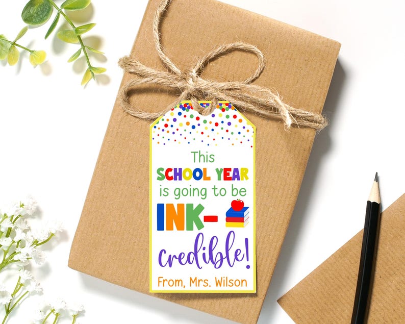 EDITABLE Bright This School Year is Going to Be Ink-credible Back to ...