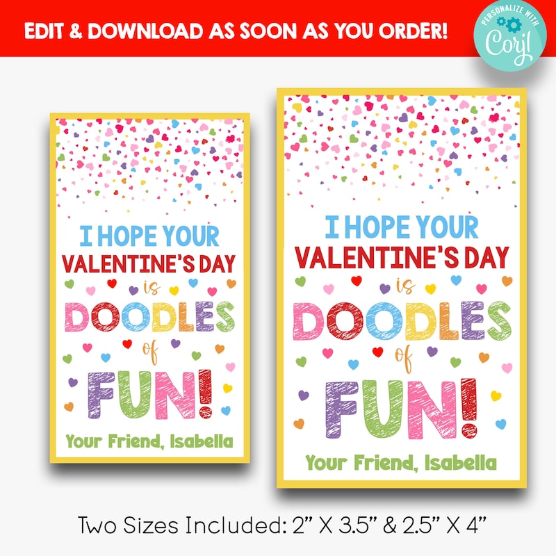 Valentine Bag Tag Book - Etsy