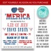 EDITABLE 'merica 4th of July Neighborhood Block Party | Neighborhood ...
