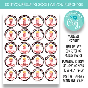 EDITABLE Thanks for Popping by Treat Tags | Back to School Open House ...