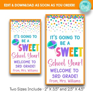 EDITABLE Pastel Back to School Survival Kit Tags | It's Going to Be a ...