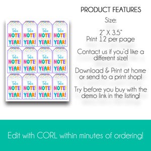 EDITABLE Pastel Take Note It's Going to Be a Great Year Back to School ...