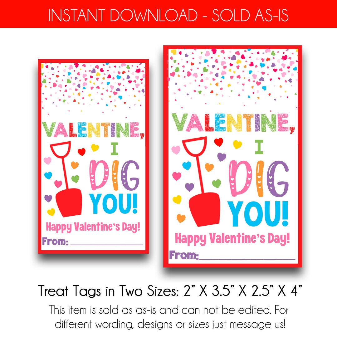 INSTANT DOWNLOAD | You Make My Heart Spring Kid's Valentine Treat Tags ...