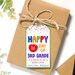 EDITABLE Bright Happy First Day of School Treat Bag Tags | Printable ...