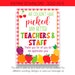 INSTANT DOWNLOAD We Couldn't Have Picked Better Teachers & Staff ...