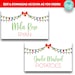 EDITABLE Christmas Party Food Table Tents Christmas Place Cards ...