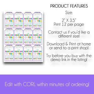 EDITABLE Pastel I Am Bubbling With Excitement That You Are in My Class ...