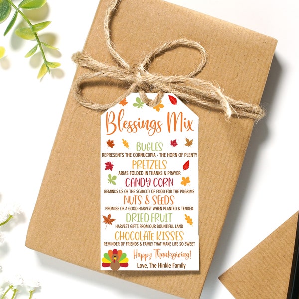 Thanksgiving Blessing Mix - Etsy