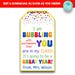 EDITABLE Bright I Am Bubbling With Excitement That You Are in My Class ...