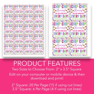 EDITABLE Chip Chip Hooray Appreciation Gift Tags | Teacher or Staff ...