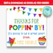 Editable Thanks for Poppin' by Welcome Back to School Tags | Pop It ...