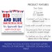 EDITABLE Red White and Blue Thank You for All You Do Gift Tags - Etsy