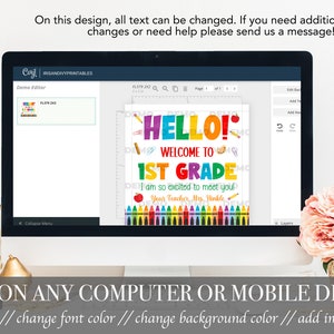 EDITABLE Welcome Back to School Kids Favor Tags for Any Grade ...