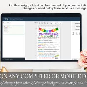 EDITABLE Paraprofessional's Survival Kit Tag | Back to School Parapro ...