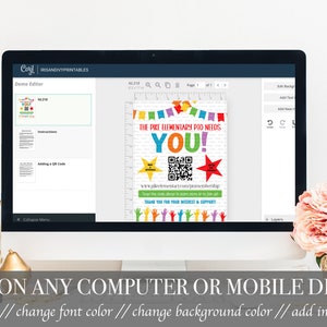 EDITABLE PTO Recruitment Flyer the Pto Needs You Flyer With QR Code ...
