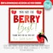 EDITABLE You Are the Berry Best Square Gift Tag | Strawberry Themed ...